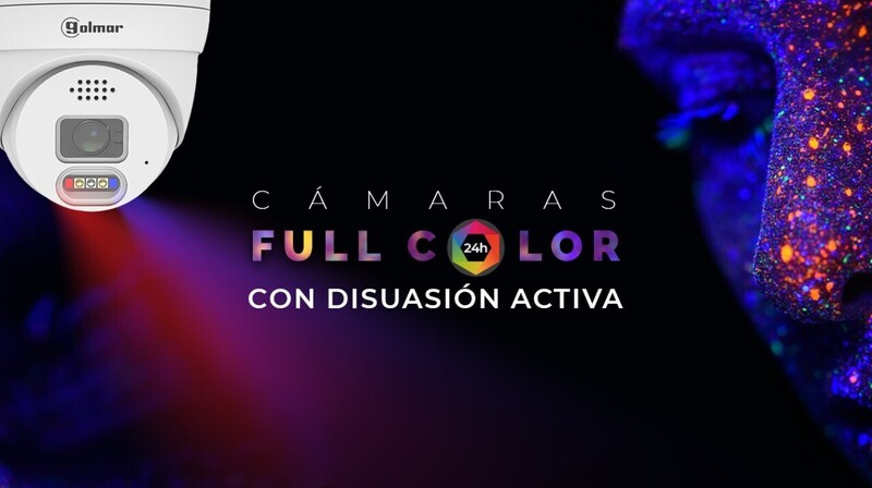 Cámaras Full Color con Disuasión Activa | Golmar